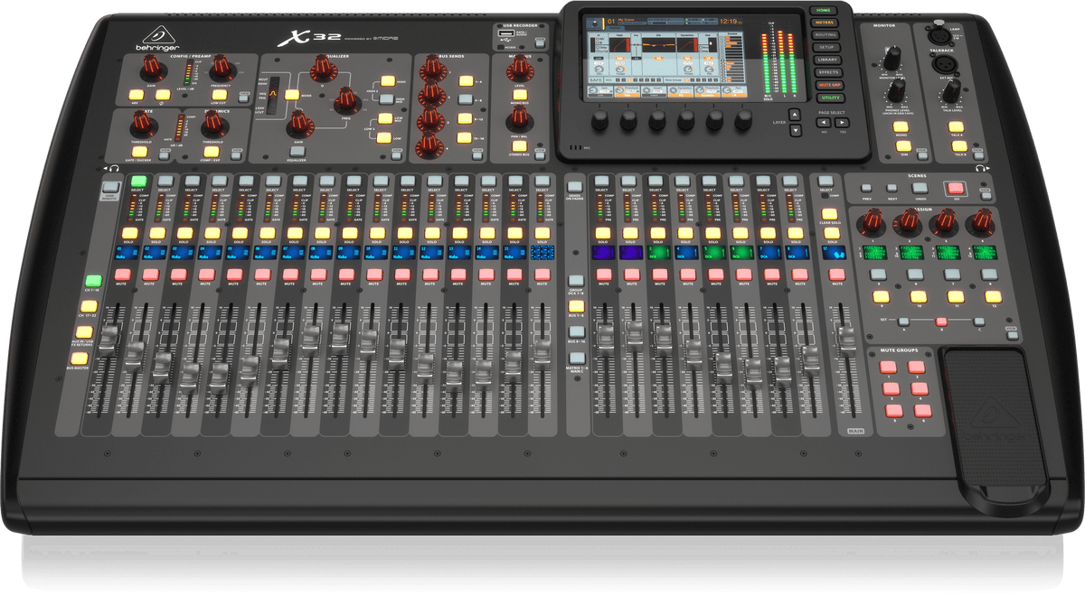 Behringer X32 40-Input, 25-Bus Digital Mixing Console with 32 Programm