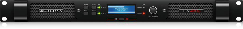LAB.Gruppen IPX 4800 Compact 4,800-Watt 2-Channel DSP-Controlled Power